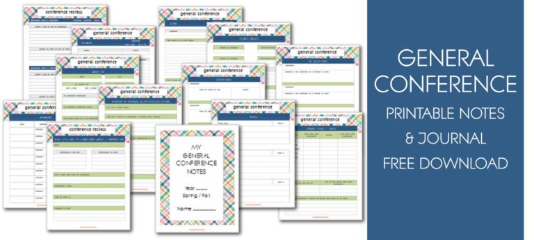 General Conference Free Printable – theDailyTornado
